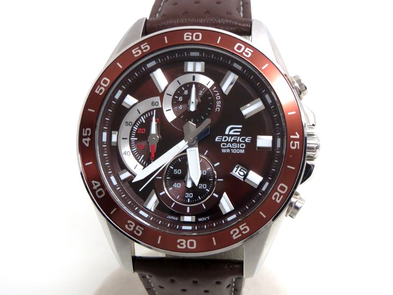 【買取専門よろずや駒川店】カシオ EDIFICE エディフィス EFV-550 クロノグラフ メンズ腕時計 高価買取（大阪 東住吉 湯里のお客 ...